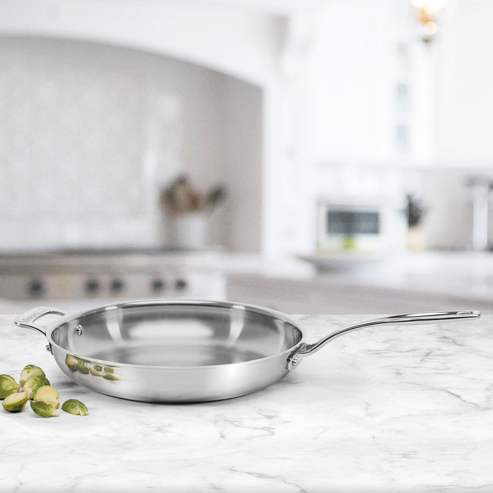 Cuisinart Custom-Clad Stainless Steel Skillets – Kitchen a la Mode